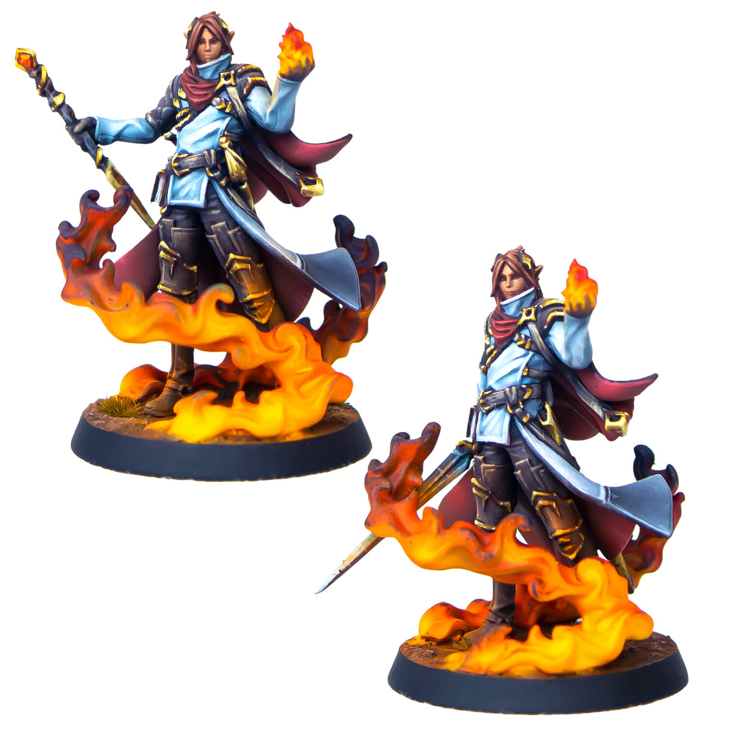 Flameweaver miniatures (Noble/Errant) – Eldfall Chronicles