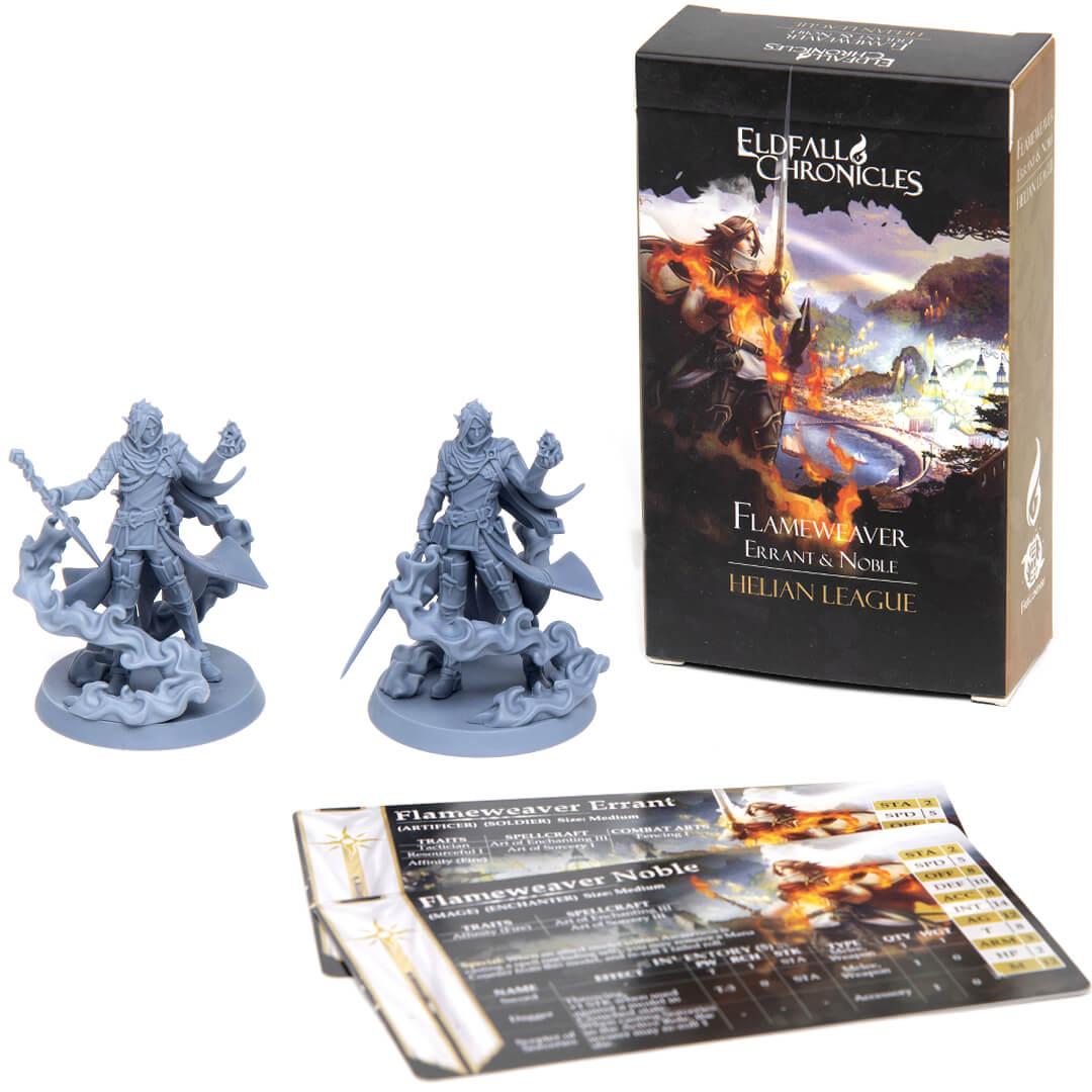 Flameweaver miniatures (Noble/Errant) – Eldfall Chronicles